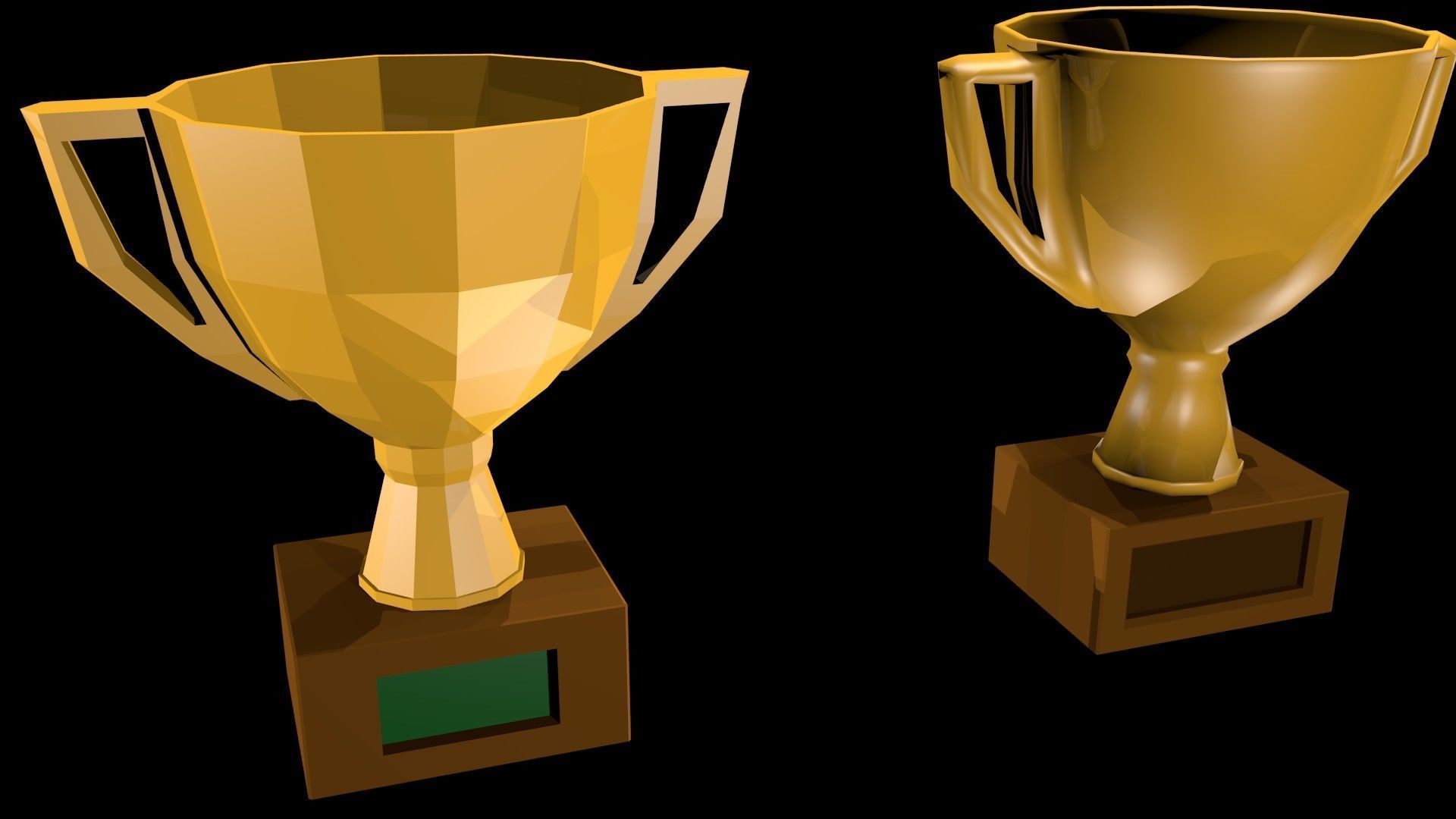 3D model Low poly cups VR / AR / low-poly | CGTrader