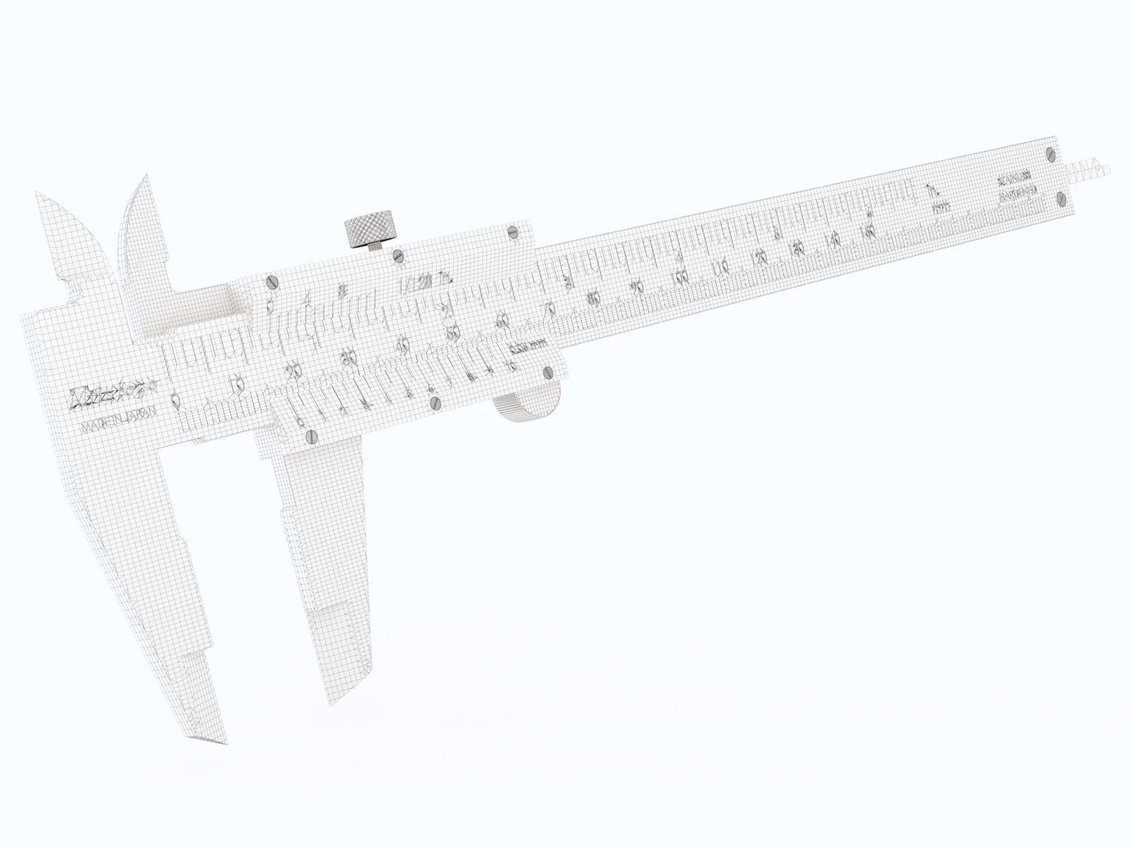 Calipers metal caliper 3D model | CGTrader