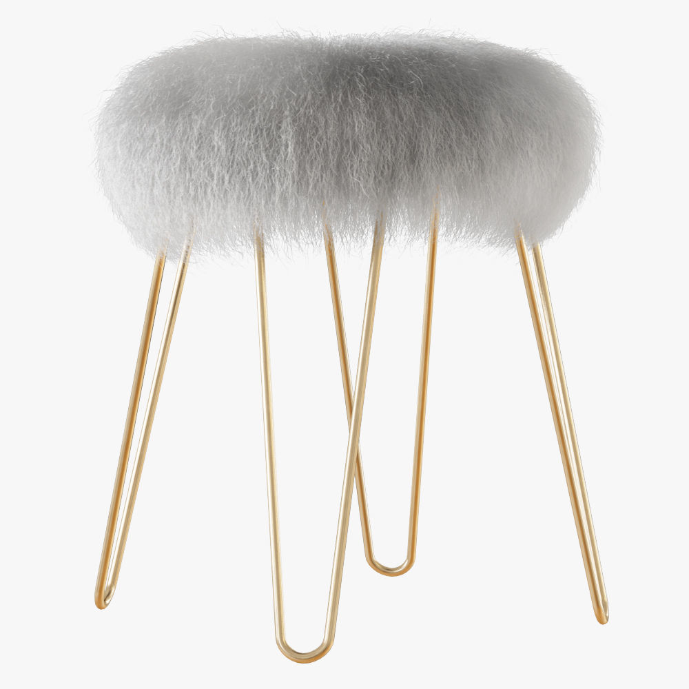 Blanco Stool - White 3D model | CGTrader