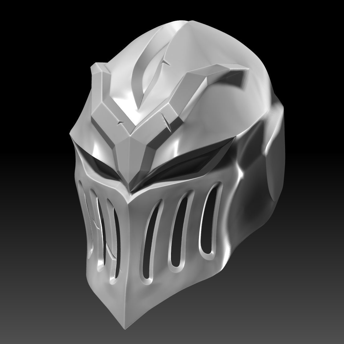 LOL Zed Blood Moon Helmet 3D Printable Model 3D model 3D printable ...