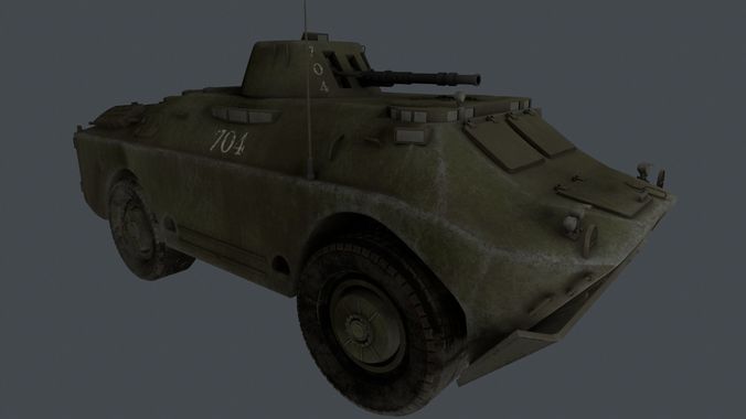 BRDM-2 3D model | CGTrader