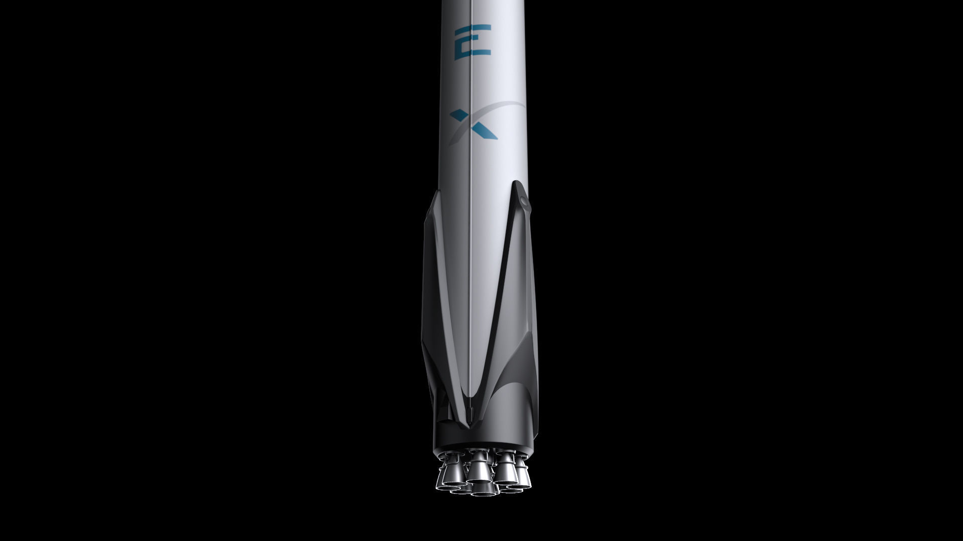 Falcon 9 Fully Reusable 3D model | CGTrader