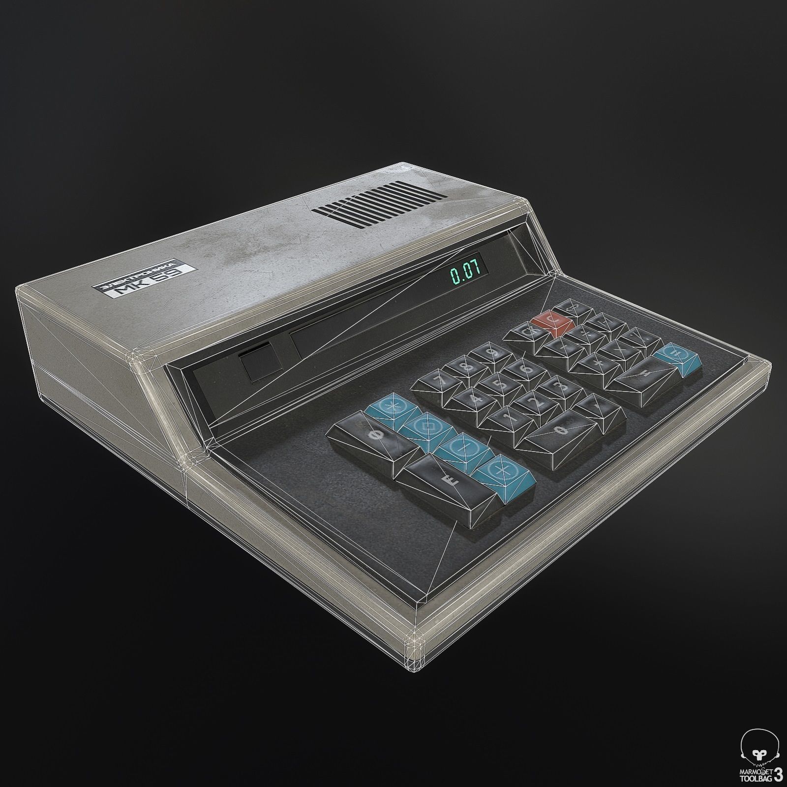 3D model Soviet Calculator VR / AR / low-poly | CGTrader
