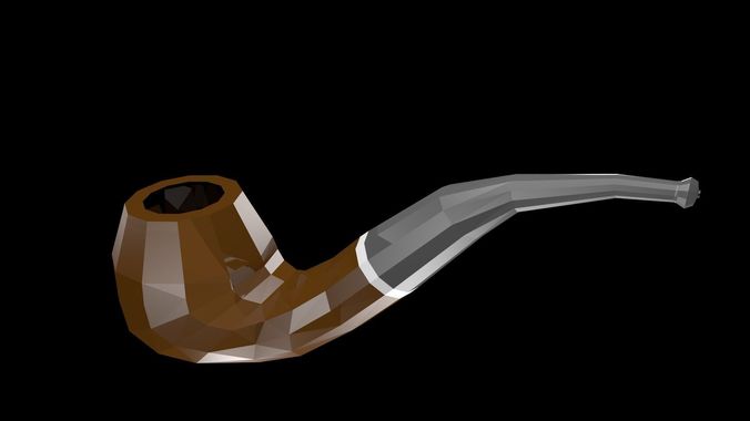 3D model Low poly smoking pipe VR / AR / low-poly | CGTrader