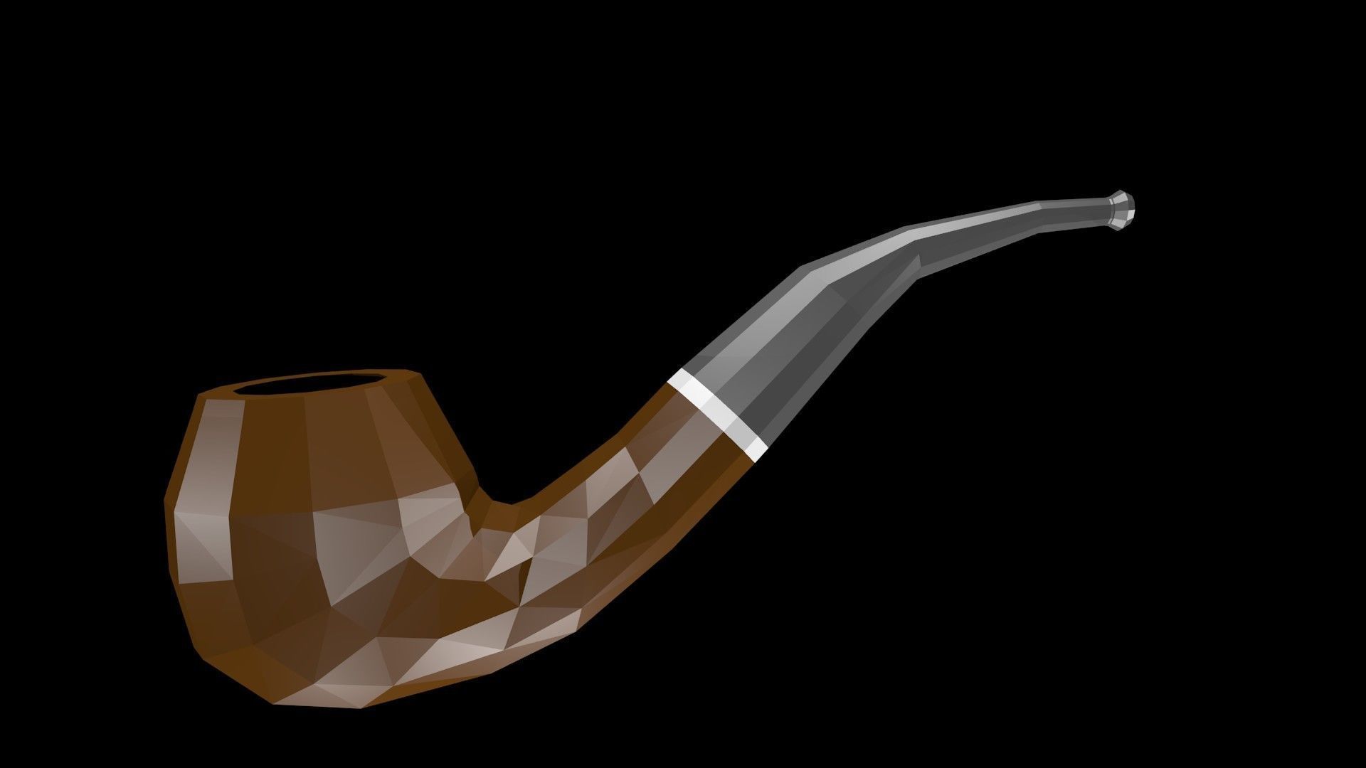 3D model Low poly smoking pipe VR / AR / low-poly | CGTrader