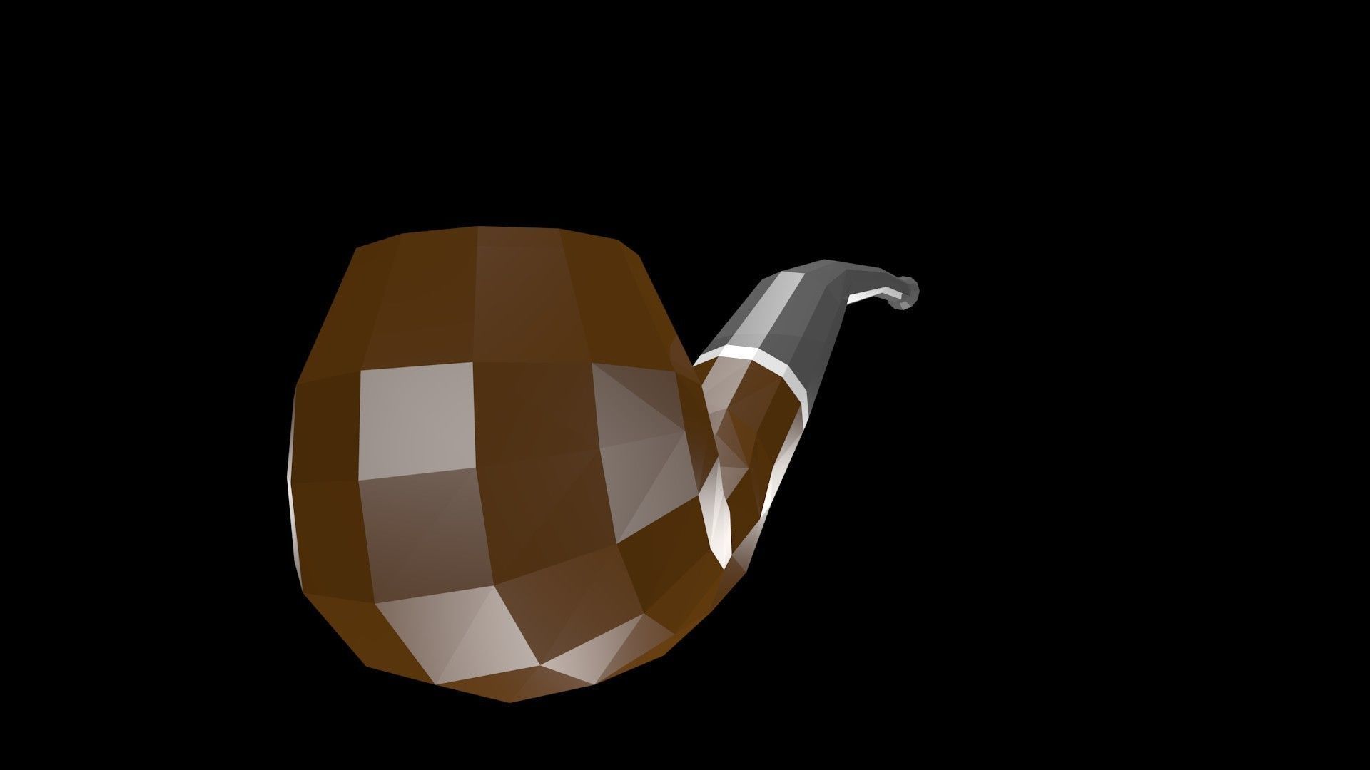 3D model Low poly smoking pipe VR / AR / low-poly | CGTrader