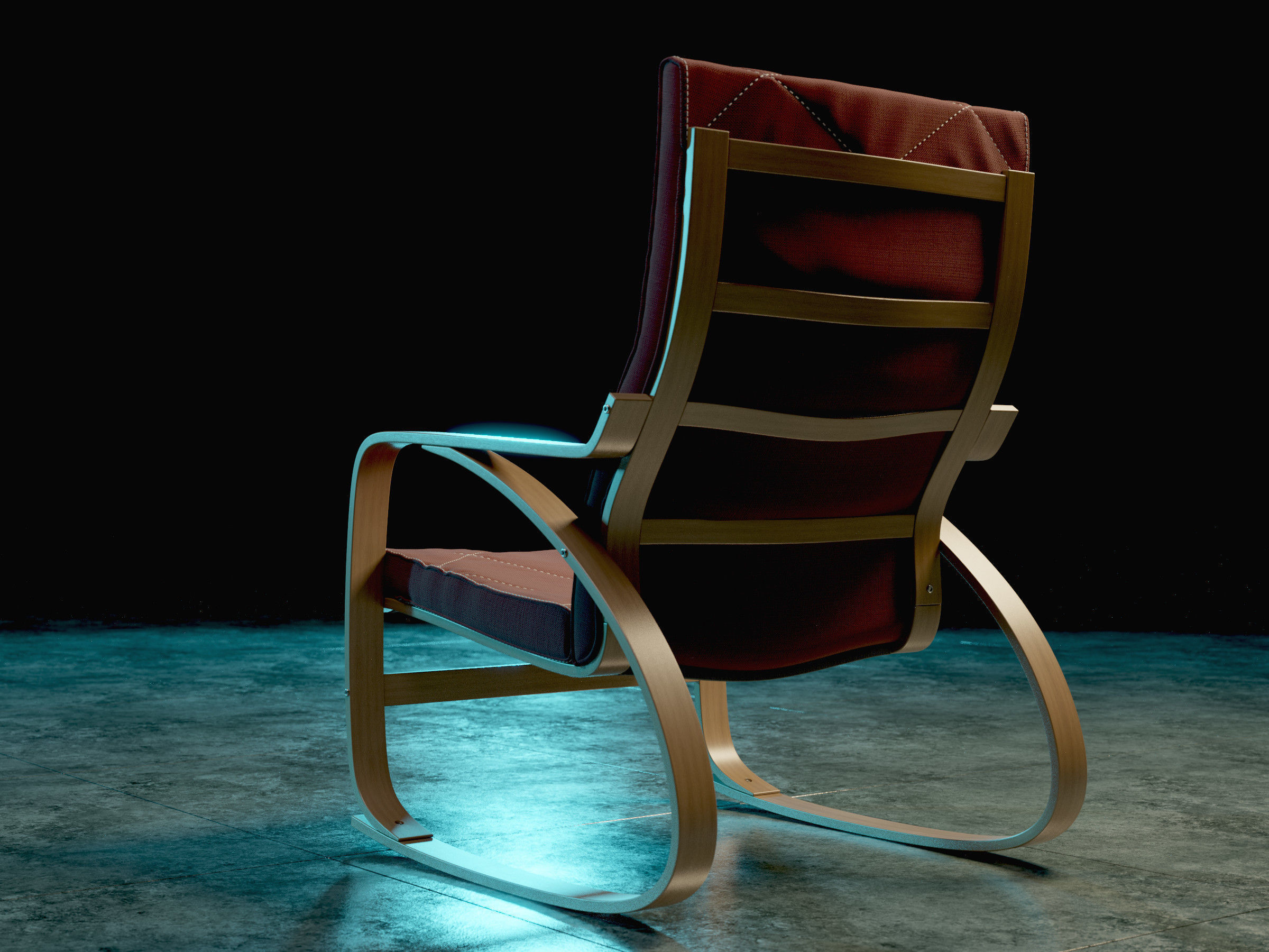 Poang Chair 3D model | CGTrader