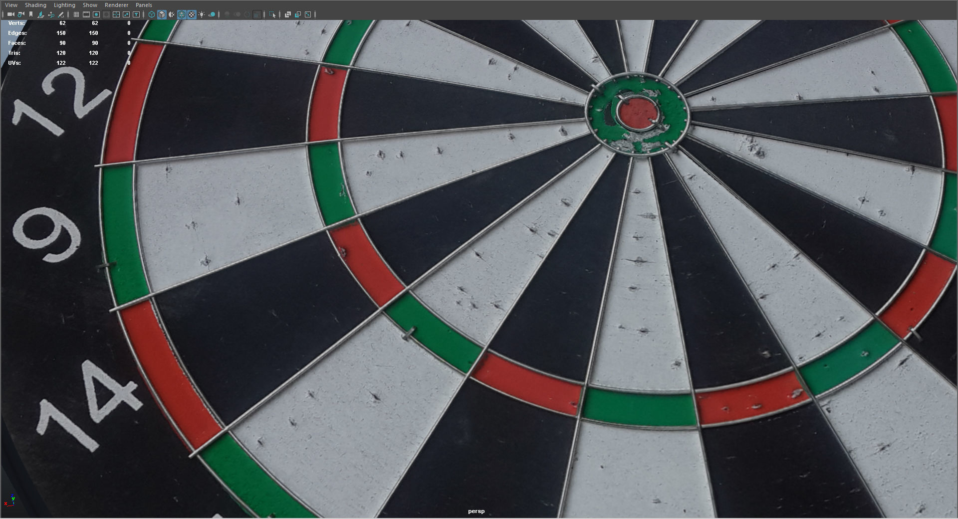 3D model Dartboard - Dart VR / AR / low-poly | CGTrader