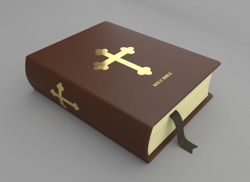 Holy bible 3D model | CGTrader