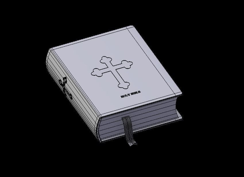 Holy bible 3D model | CGTrader