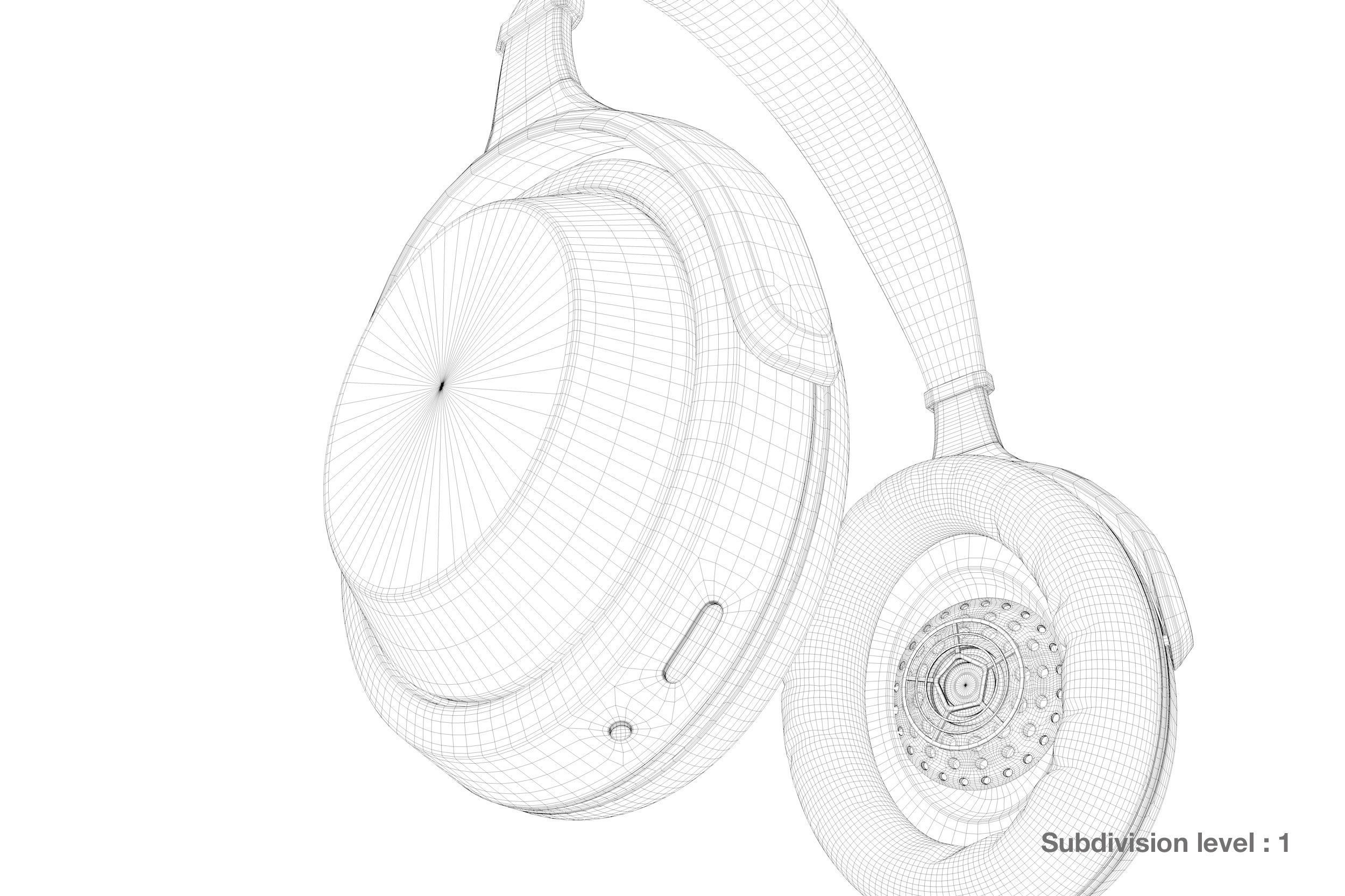 3D model Headphones Concept - Animated - Original design VR / AR / low ...