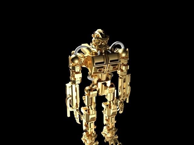 Human Mech Robot 3D model animated rigged | CGTrader