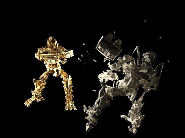 Human Mech Robot 3D model animated rigged | CGTrader