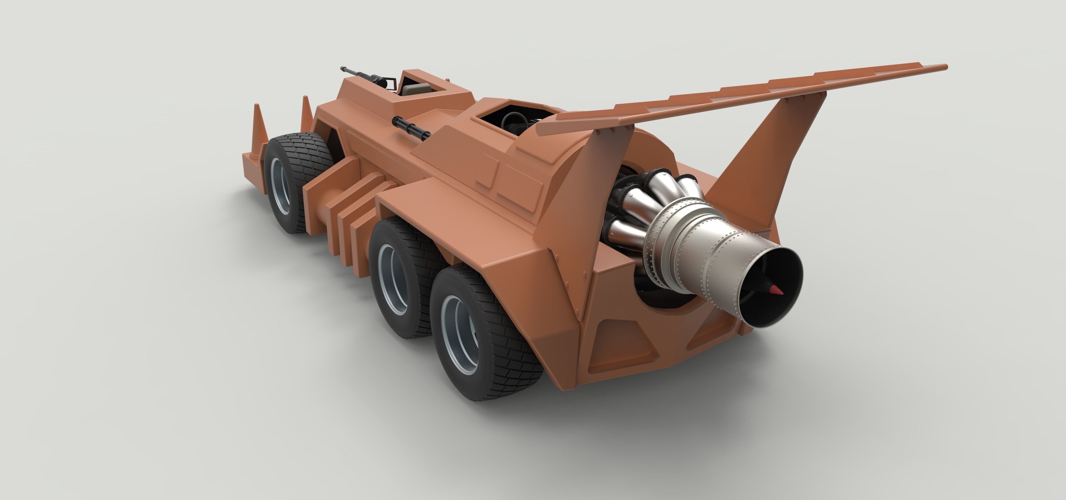 Eliminator vehicle from Thunder Road 3D model | CGTrader