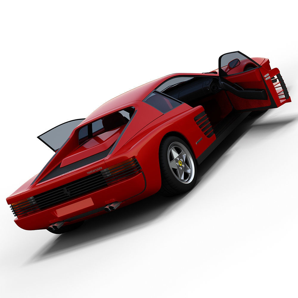 Ferrari Testarossa 3D model | CGTrader