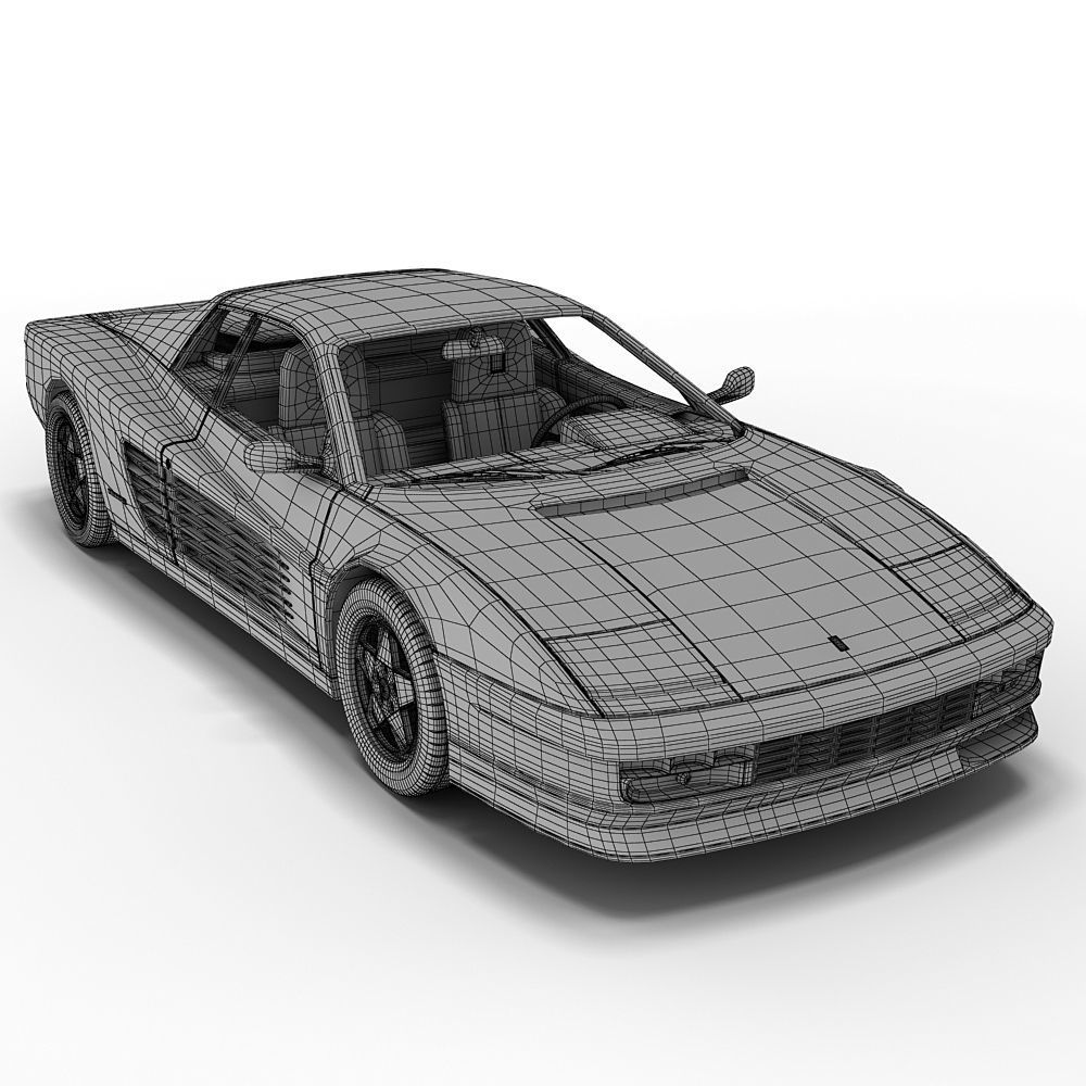 Ferrari Testarossa 3D model | CGTrader