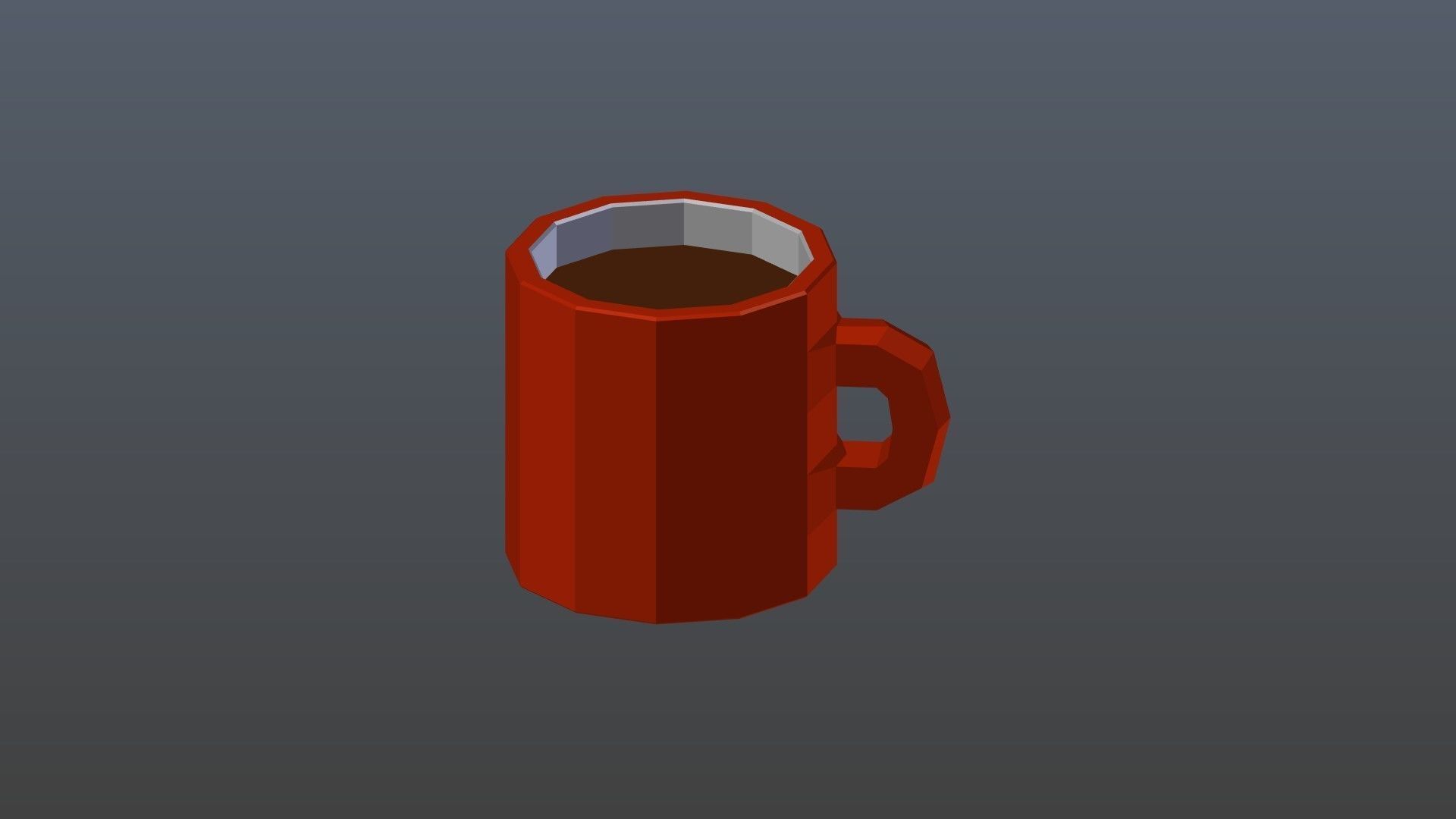 3D model Low poly coffee mug VR / AR / low-poly | CGTrader