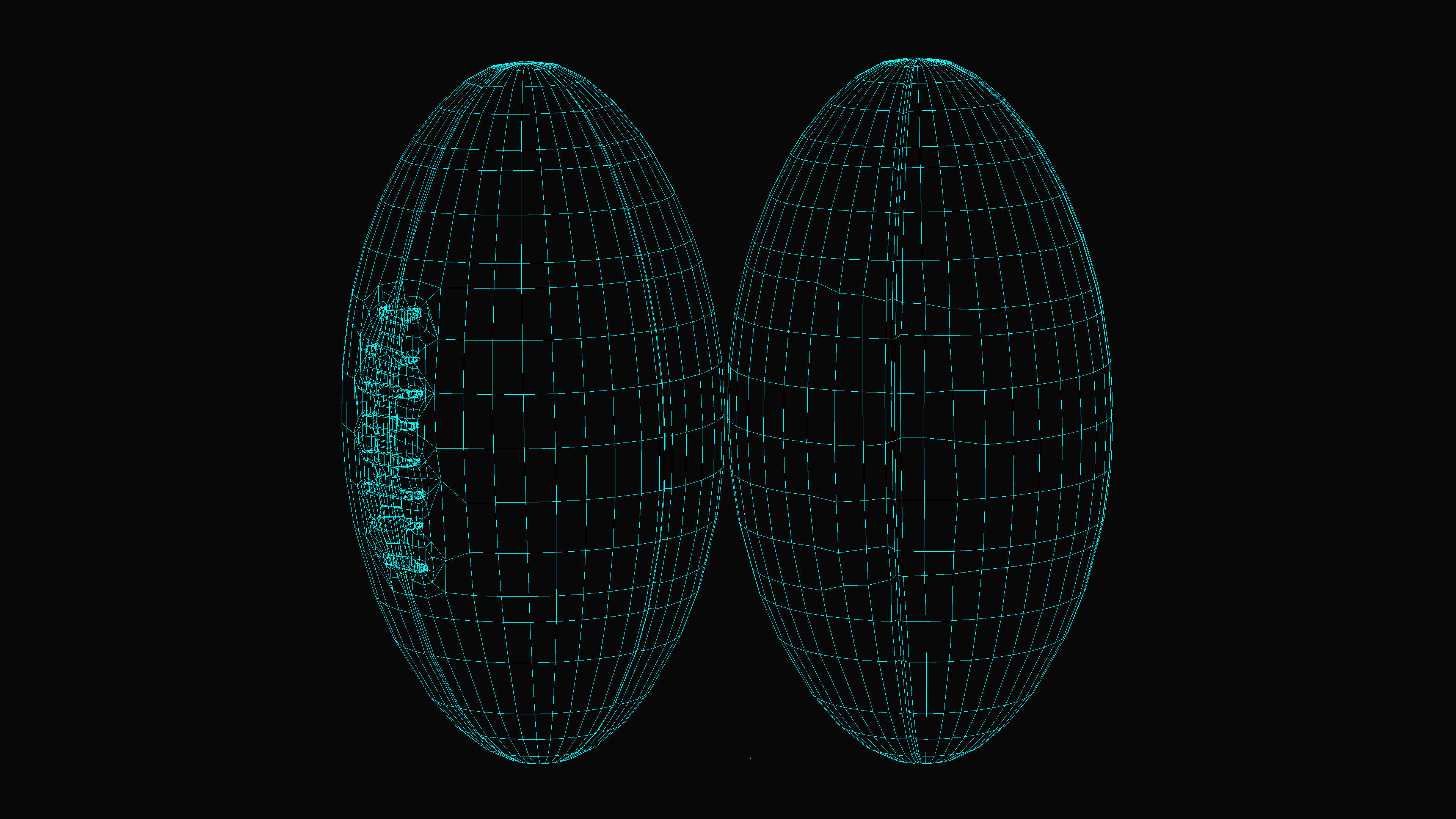 3D model Superbowl football - Low poly 3D model VR / AR / low-poly ...