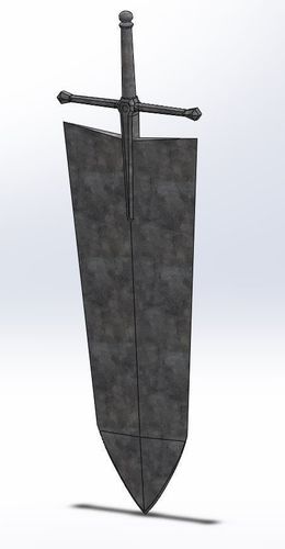 black clover asta demon killer sword 3D model 3D printable | CGTrader
