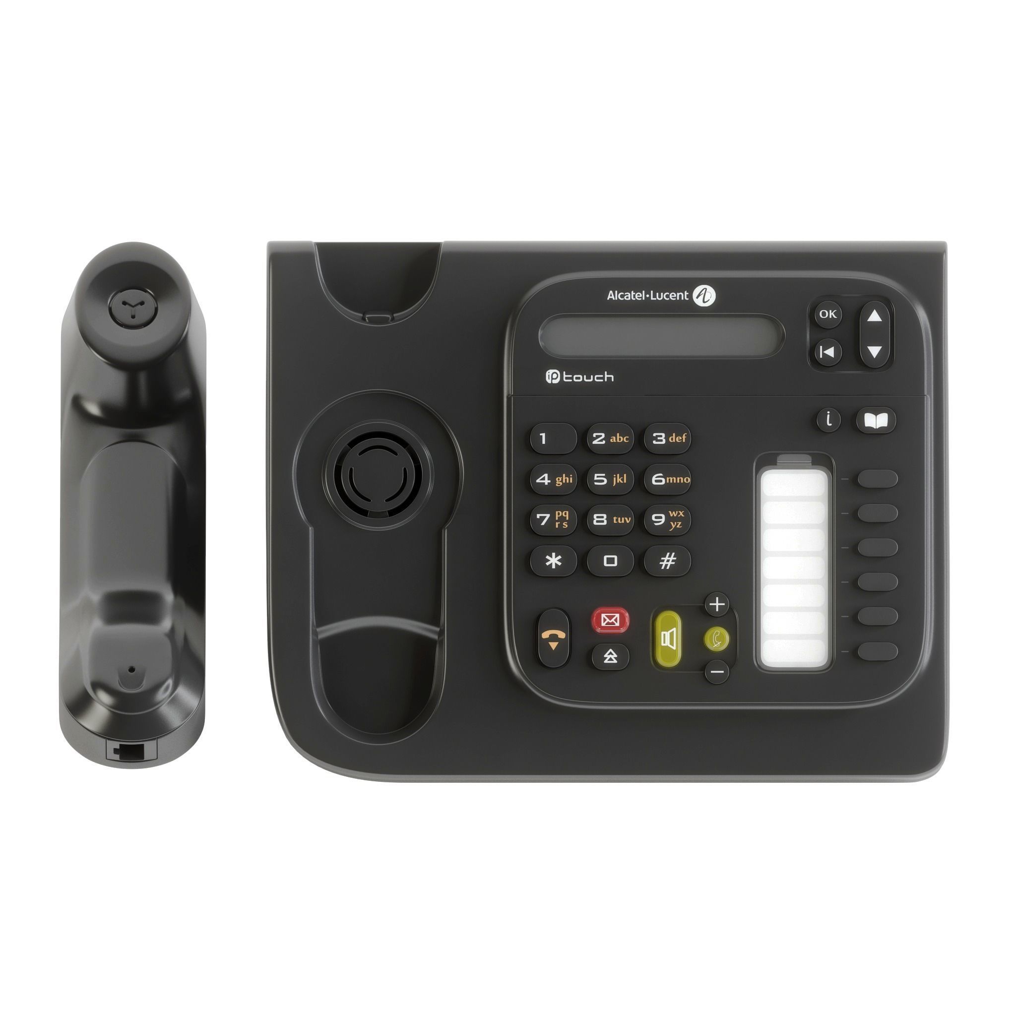 3D model Alcatel lucent 4018 ip phone VR / AR / low-poly | CGTrader