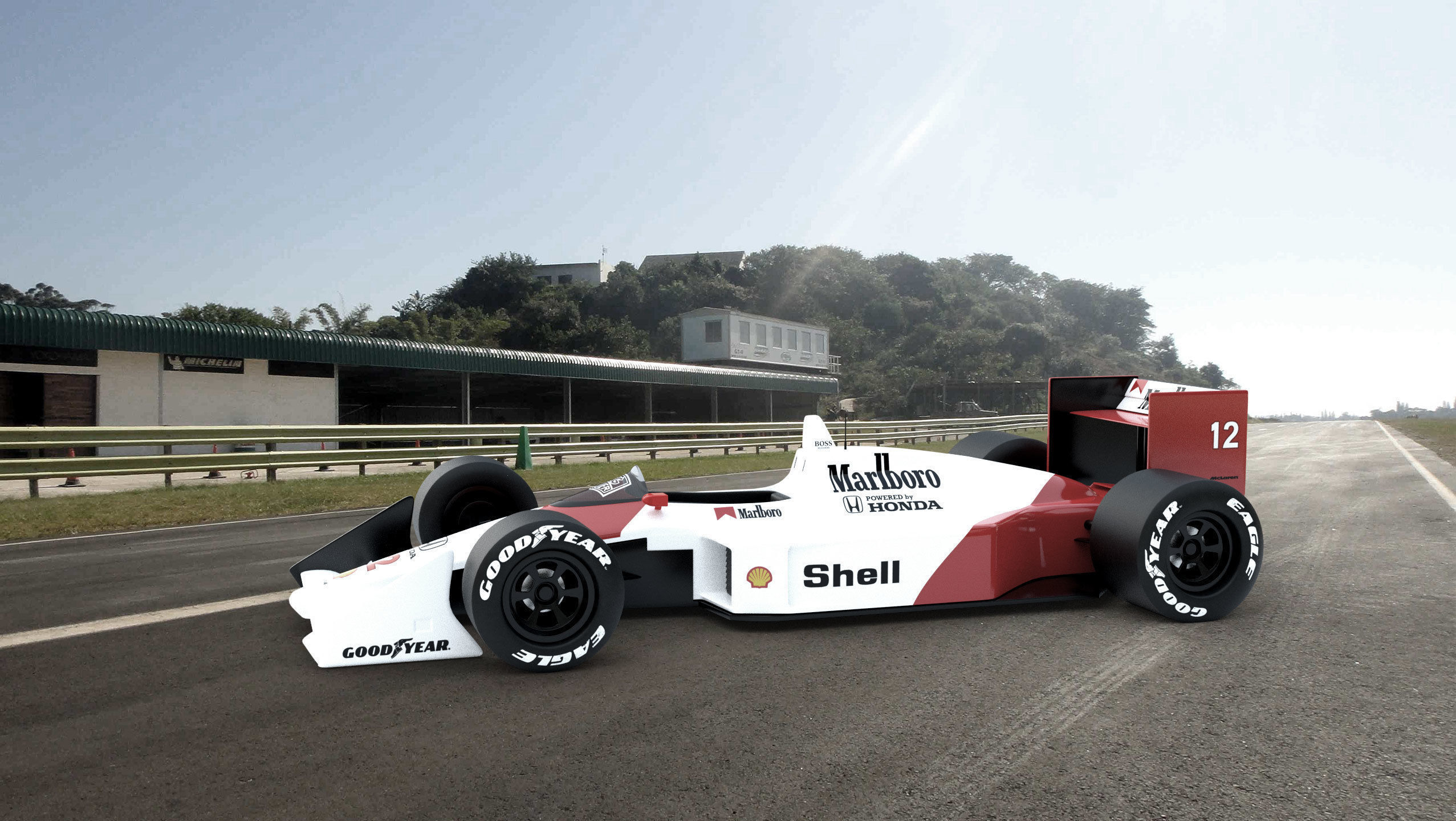 Classic Formula one McLaren 3D model | CGTrader
