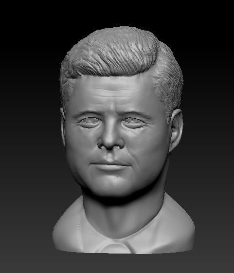 John Kennedy 3D model 3D printable | CGTrader