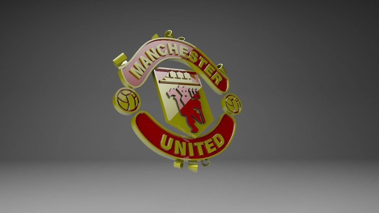 Manchester United 3D logo 3D model | CGTrader