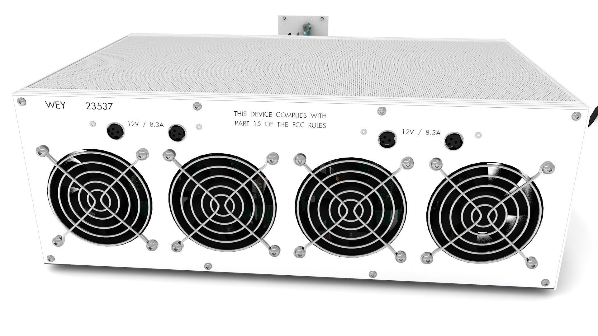 Detailed rare complete Mini PC Computer 4 Slot rack 3D model | CGTrader