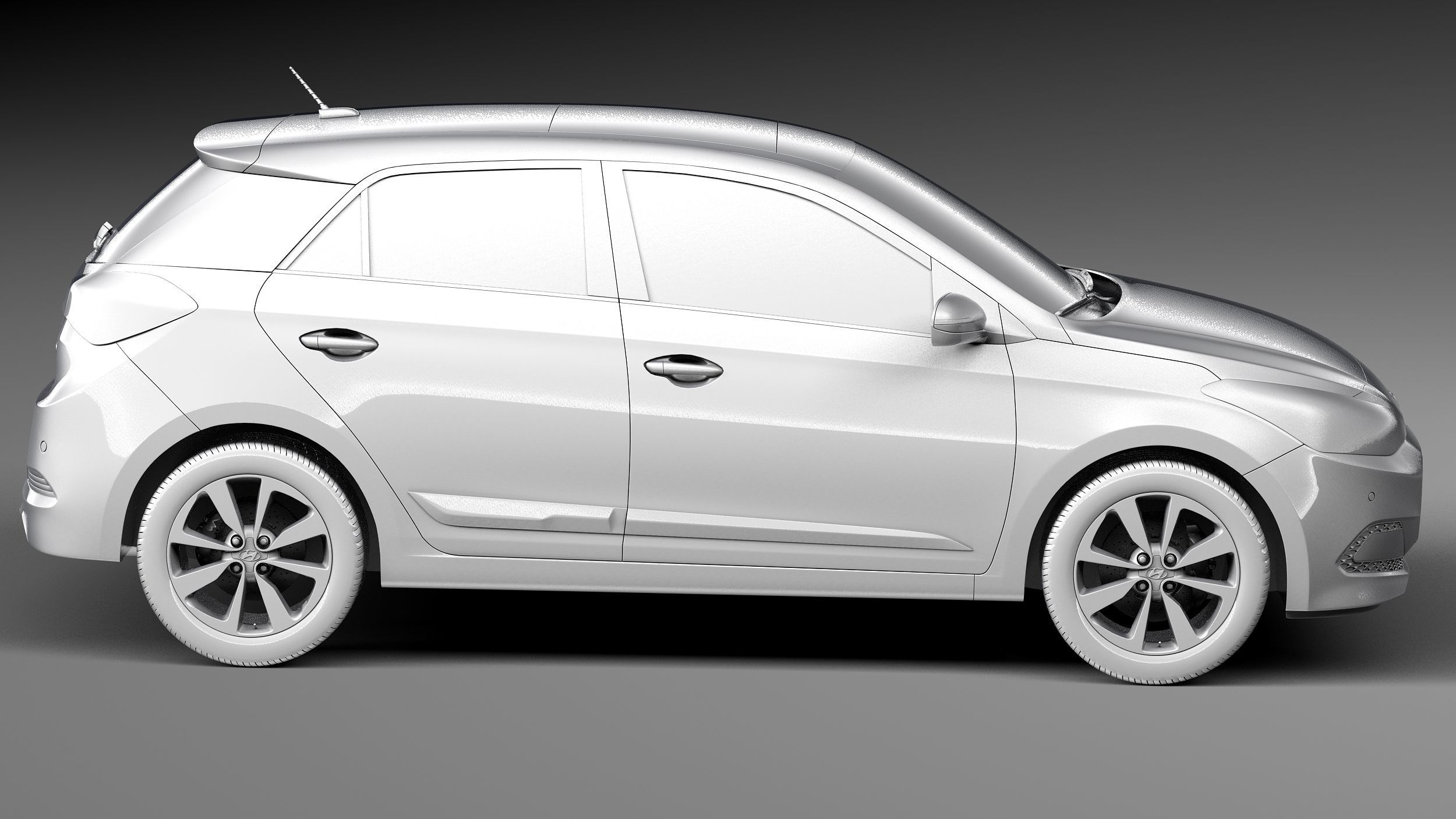 Hyundai i20 2015 3D model | CGTrader