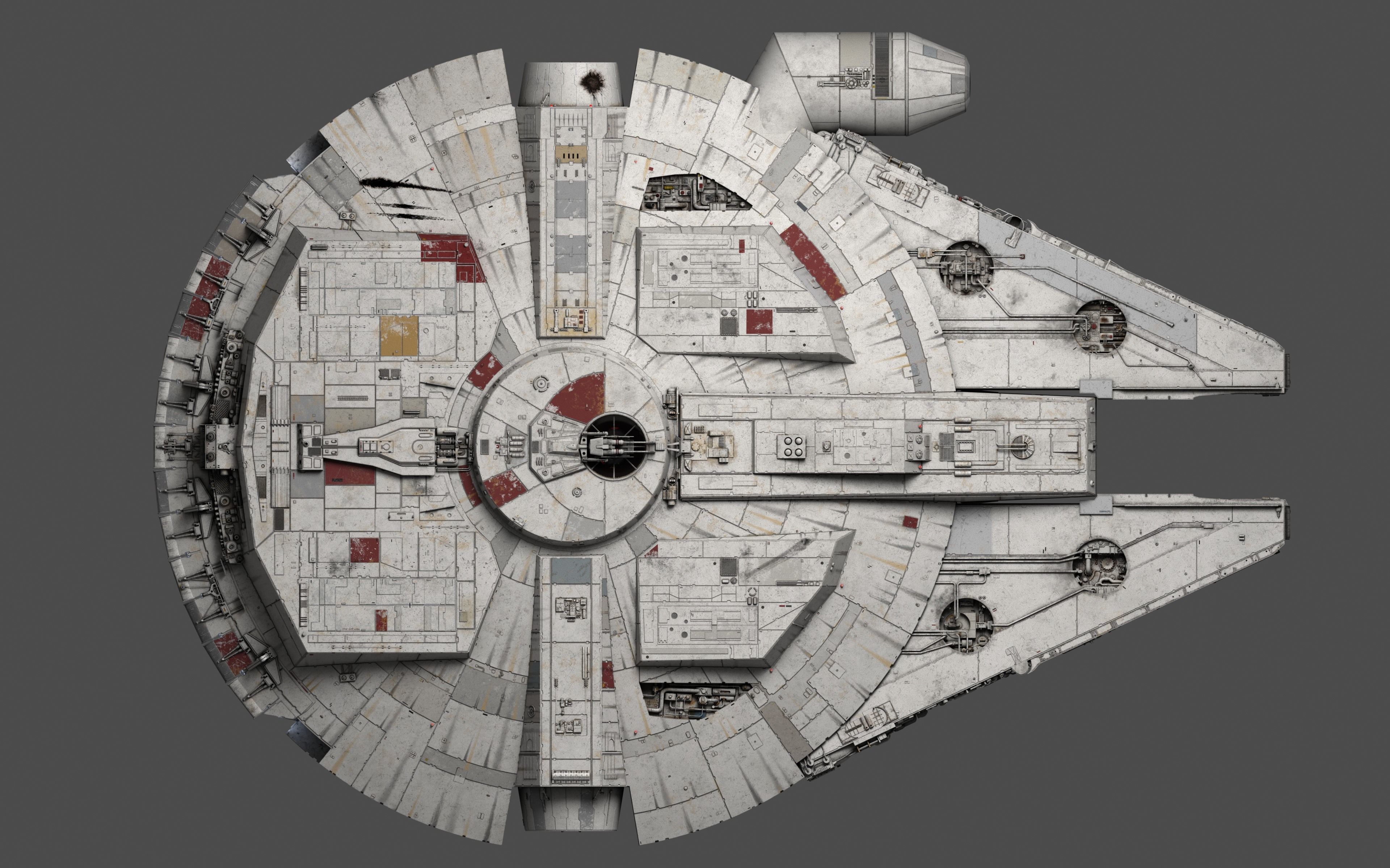 Millennium Falcon 3D model | CGTrader