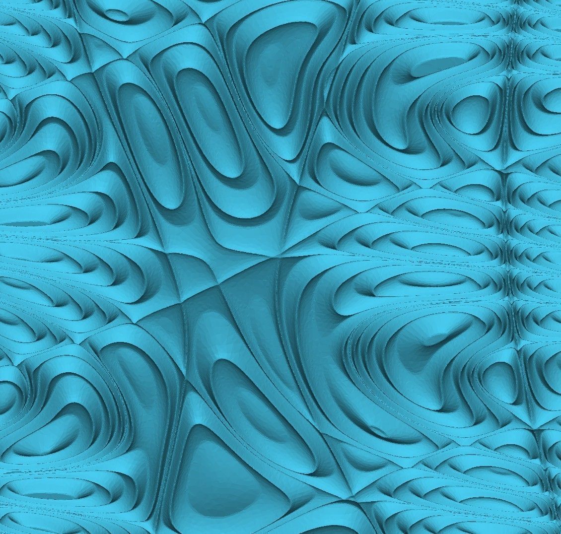 Tileable 3D Relief SB ART3 for CNC 3D model 3D printable | CGTrader
