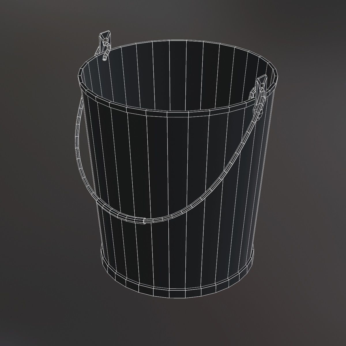 3D model Rusty Paint Bucket PBR VR / AR / low-poly | CGTrader