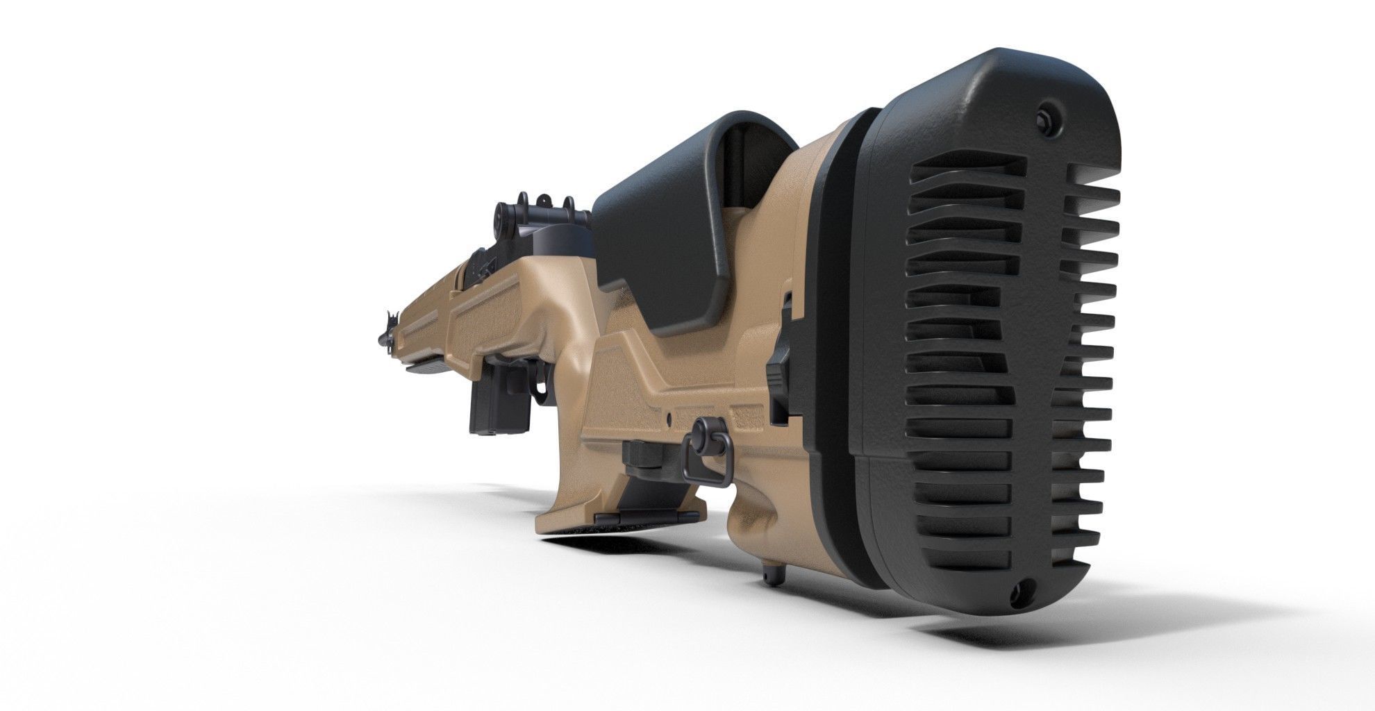 Springfield M1A Loaded 3D model | CGTrader