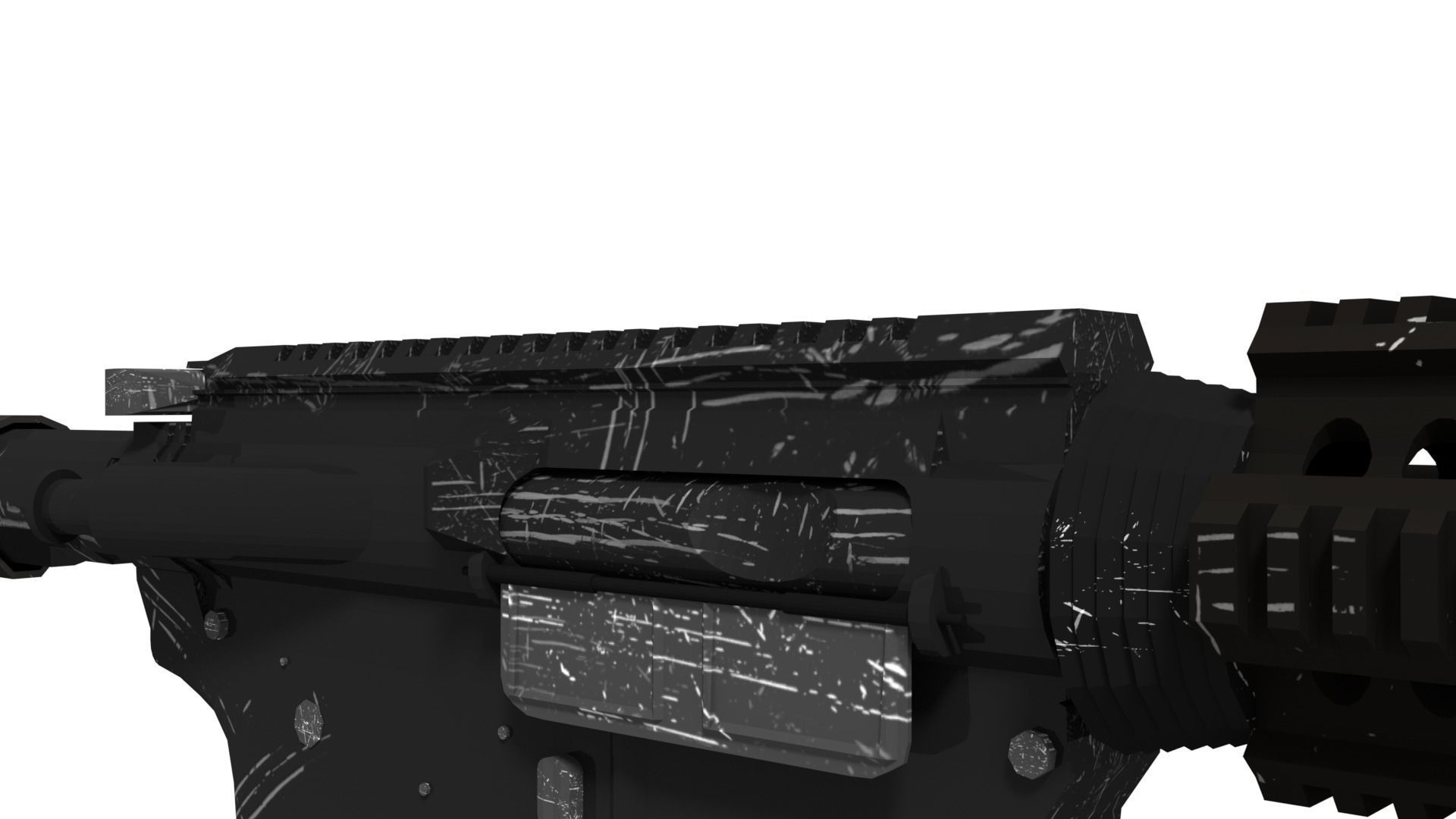 M4A1 Cartoon free VR / AR / low-poly 3D model | CGTrader