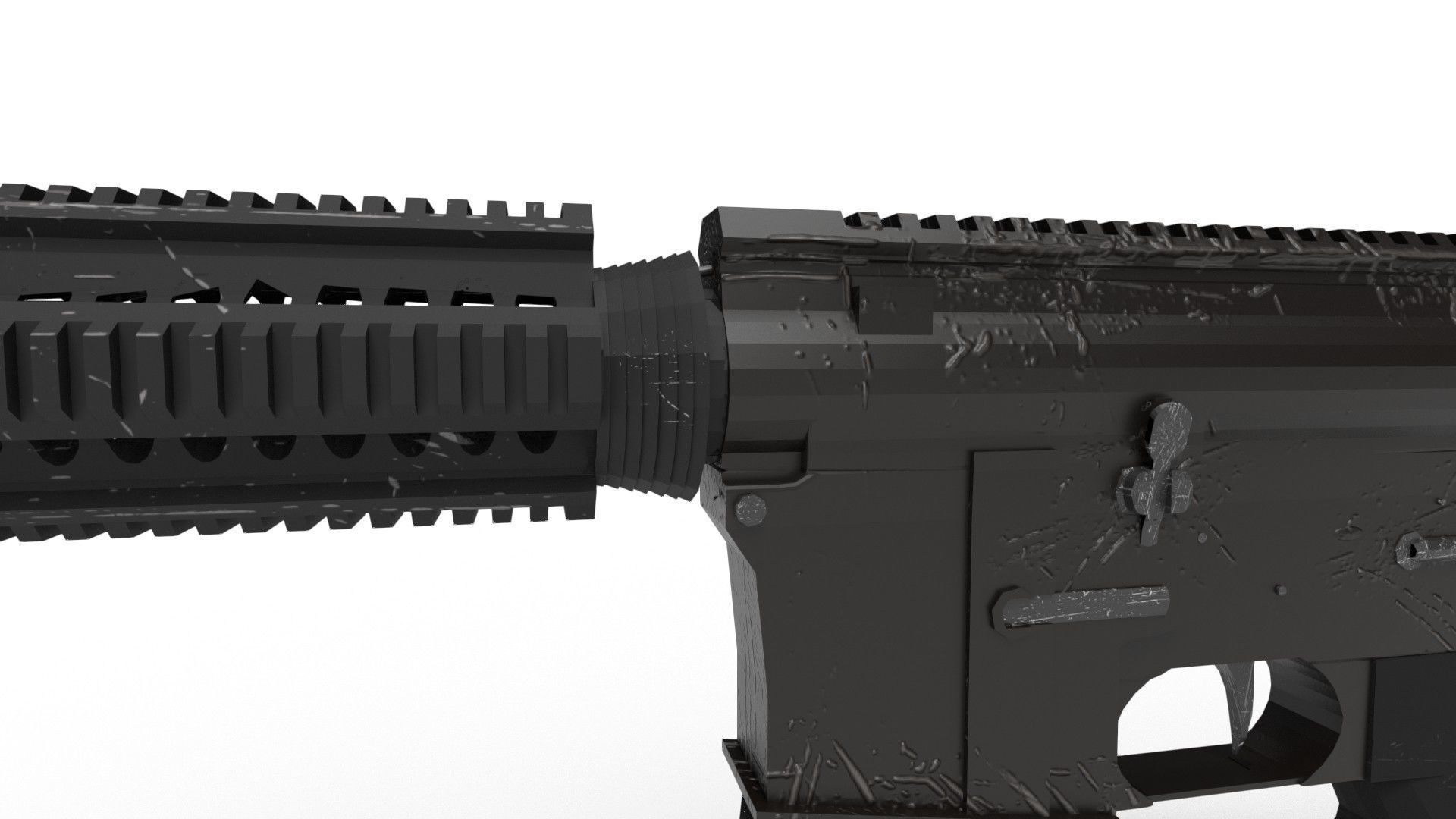 M4A1 Cartoon free VR / AR / low-poly 3D model | CGTrader