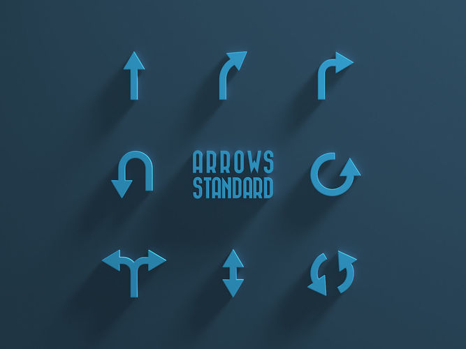 Arrows Standard 3D model | CGTrader