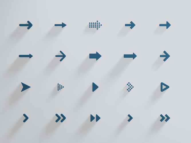 Arrow Collection x20 3D model | CGTrader