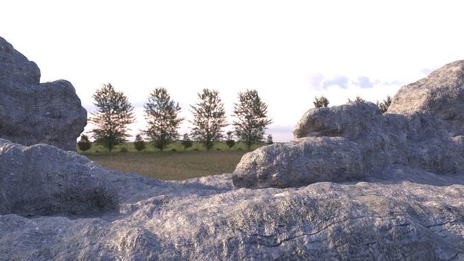 rock mesh 3D model | CGTrader