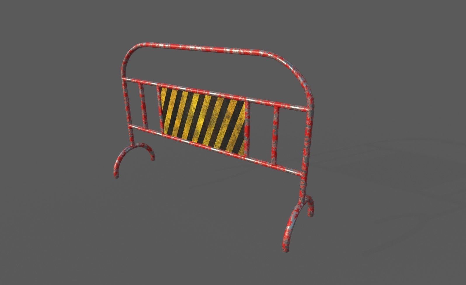 3D model Low Poly Traffic Barrier VR / AR / low-poly | CGTrader