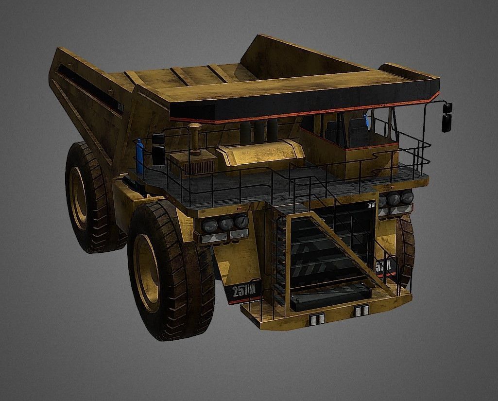Dumper tip truck 3D model | CGTrader