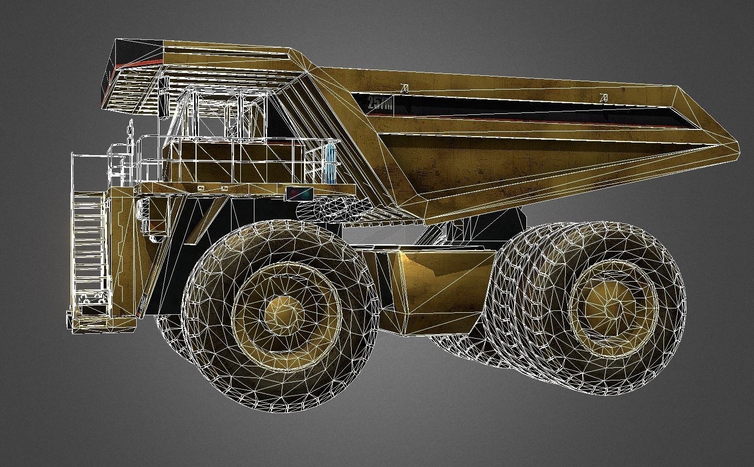 Dumper tip truck 3D model | CGTrader