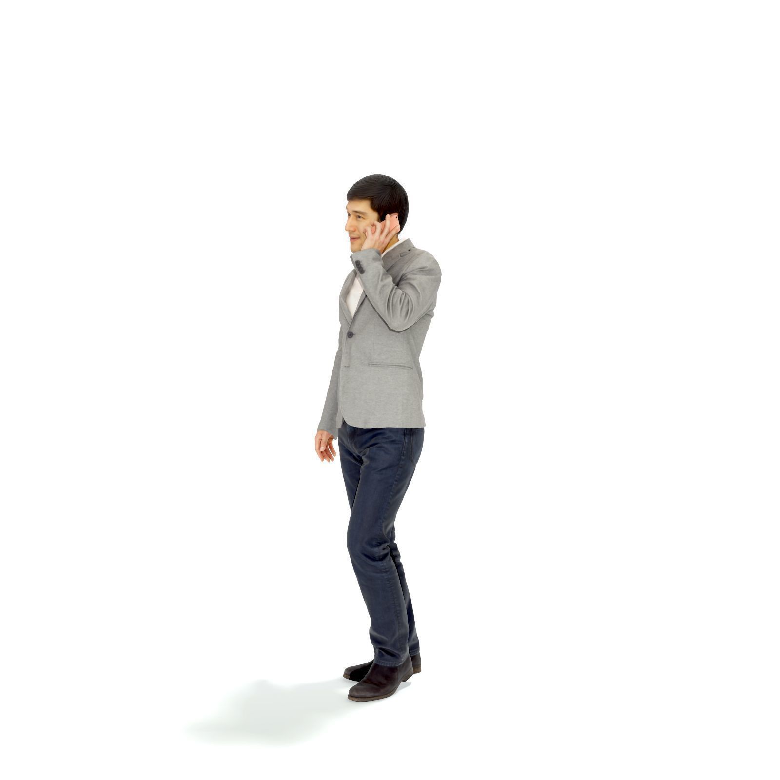 Man Talking on the Phone CMan0320-HD2-O04P01-S 3D model | CGTrader