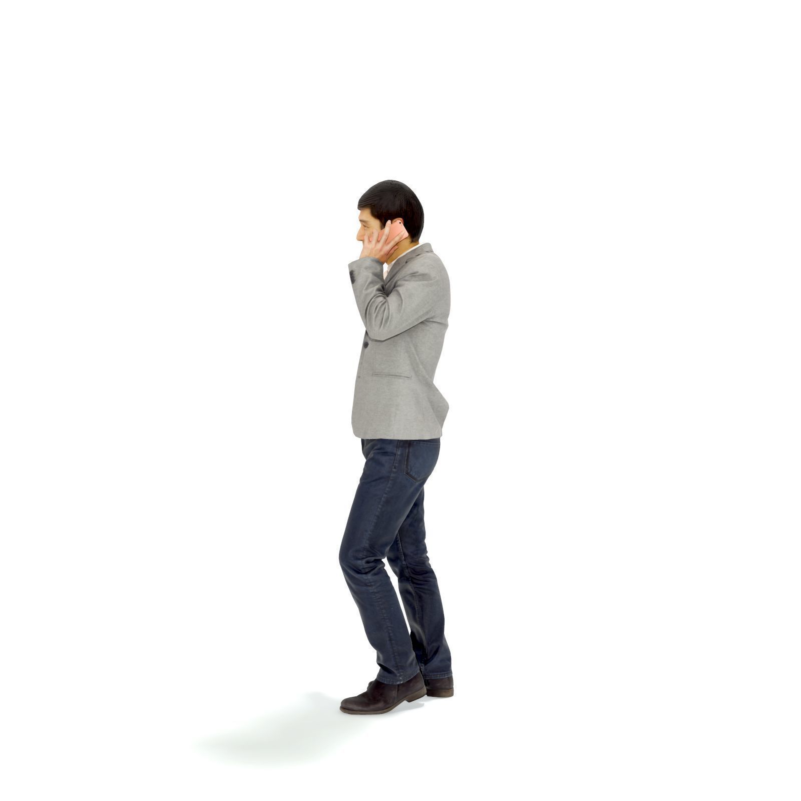 Man Talking on the Phone CMan0320-HD2-O04P01-S 3D model | CGTrader