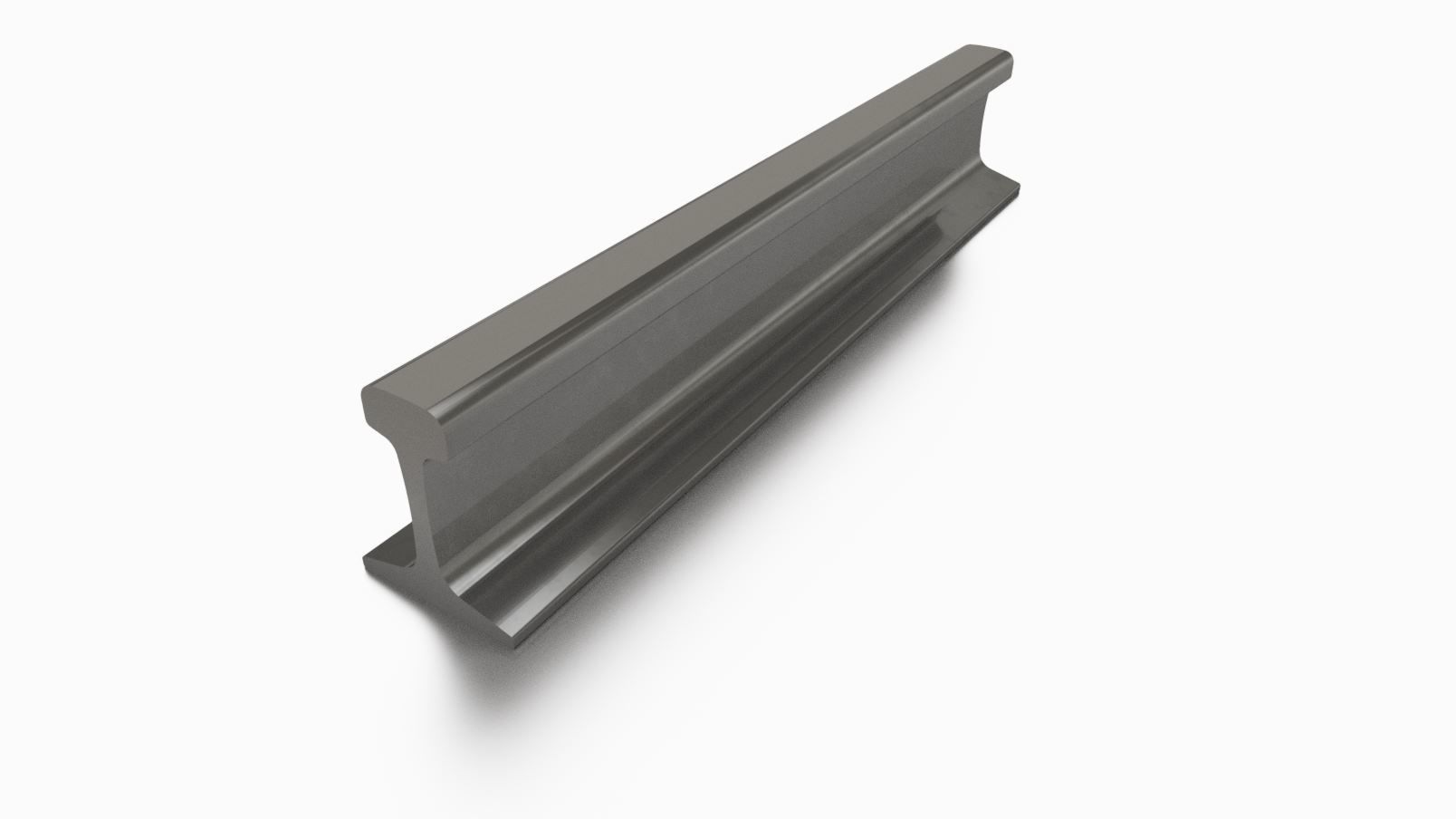 Rail R65 GOST R 51685-2000 3D model | CGTrader