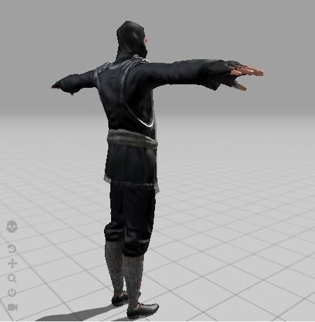 Ninja 3D Unity 3D model animated rigged | CGTrader