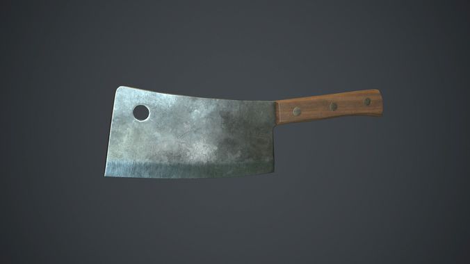 3D model Butcher Knife PBR Game Ready VR / AR / low-poly | CGTrader