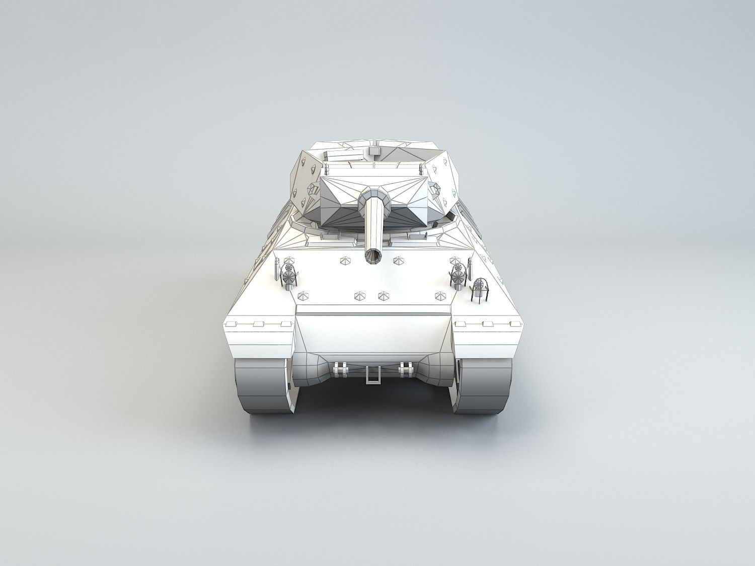 3D model Low Poly M10 Wolverine tank destroyer VR / AR / low-poly ...