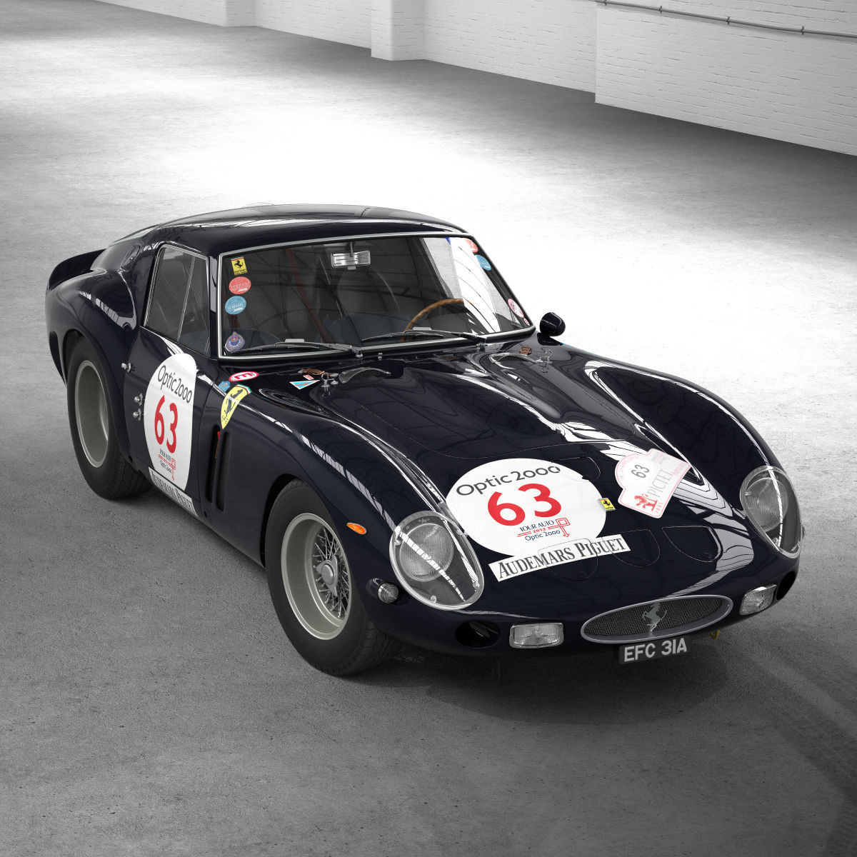 Ferrari 250 GTO - 4219GT - Complete 3D model | CGTrader