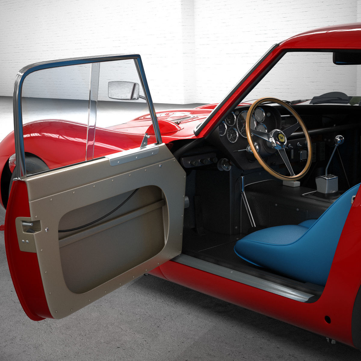 Ferrari 250 GTO - 5111GT - No Engine 3D model | CGTrader
