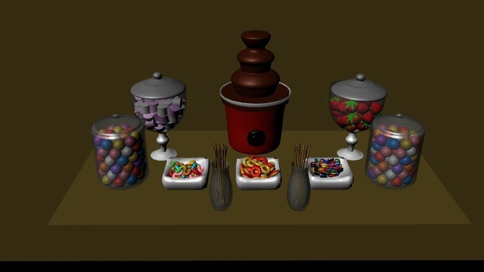 Candy Bar free 3D model | CGTrader